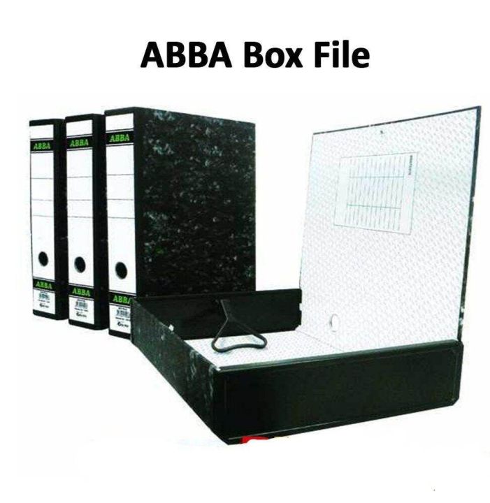 ABBA Box File With Plastic Clip | Lazada