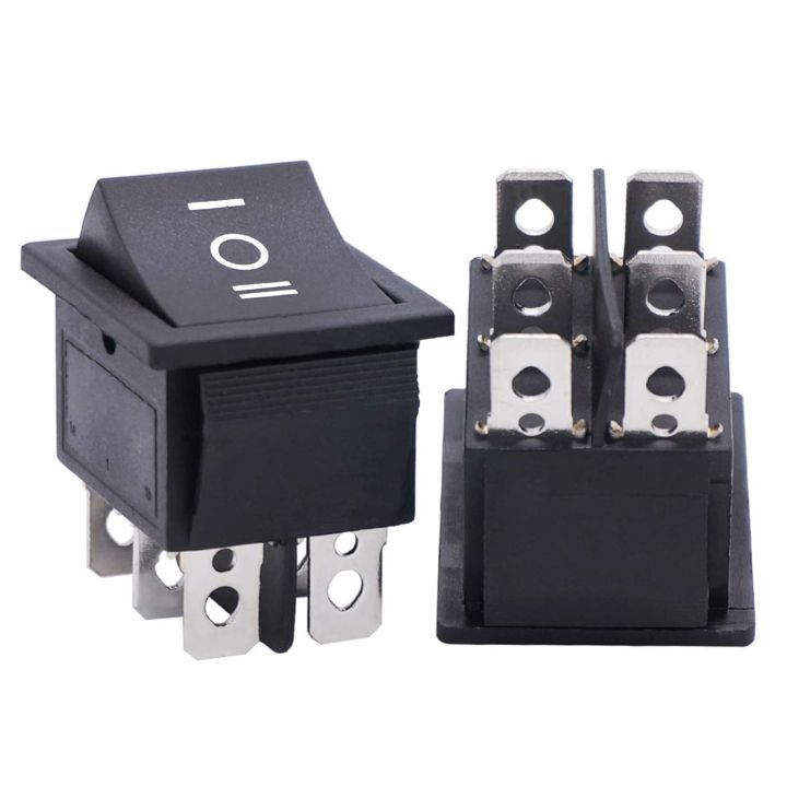 25mm x 31mm 6 Pin Switch 16A 250V AC Power Rocker Switch - ES-6003B ...