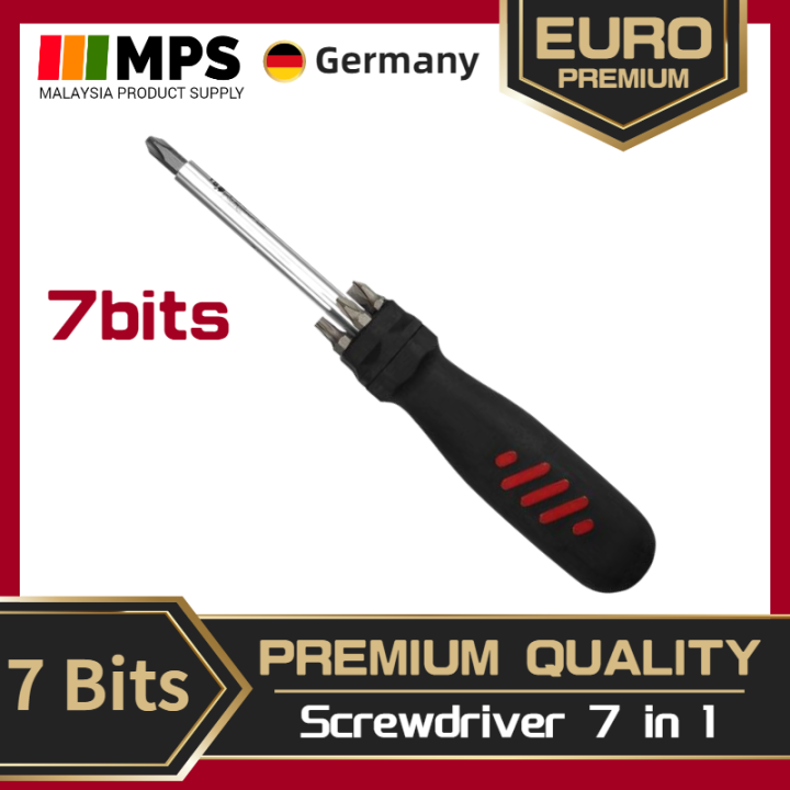 Premium Screwdriver 7 in 1 with magnet and bit (LOCAL STOCK) | Lazada