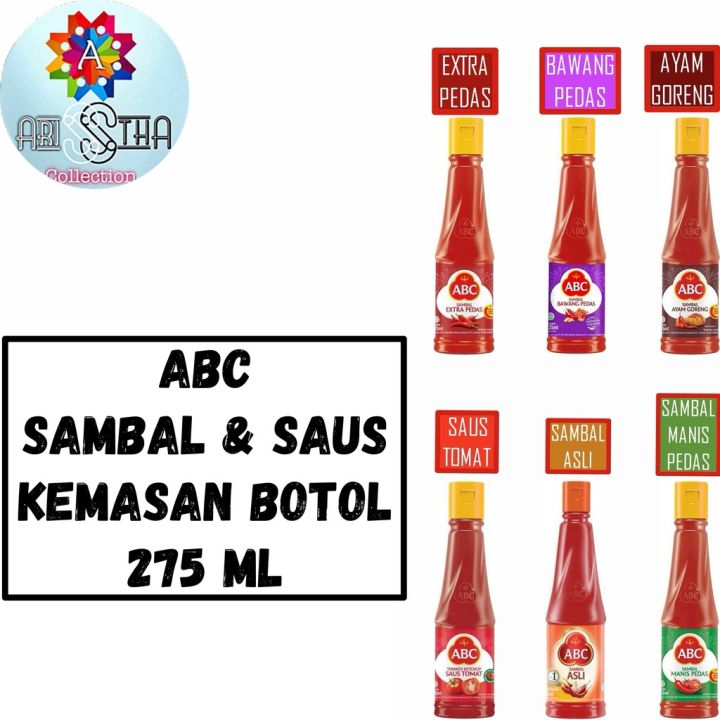 ABC Sambal dan Saus kemasan botol 275 ML | Lazada Indonesia