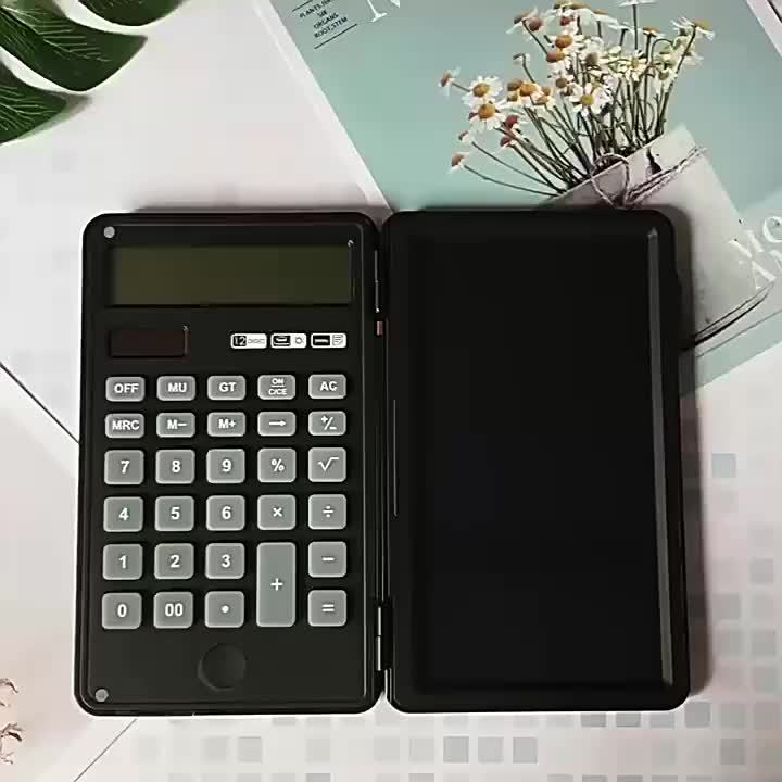 6.5 Inch Solar Calculator Handwriting Board Multi-Purpose While ...