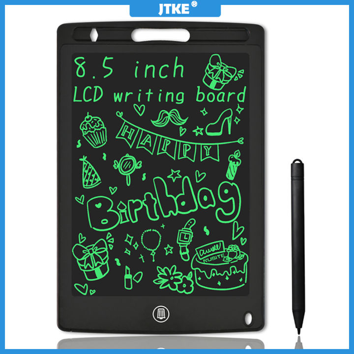 JTKE 8.5 Inch Smart Writing Board Drawing Tablet LCD Screen Writing ...