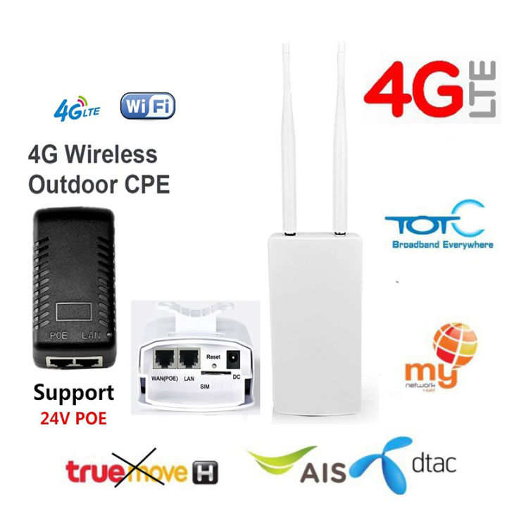 4G LTE CPE/Router 300Mbps Gateway Unlock Wifi Router Hotspots 4G LTE FDD TDD RJ45 POE Ethernet ...