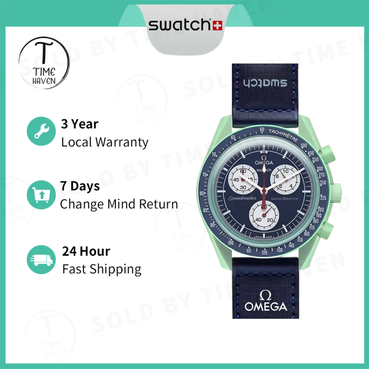 [100% Original]SWATCH Watch MISSION TO EARTH Watch Swatch Joint Watch ...