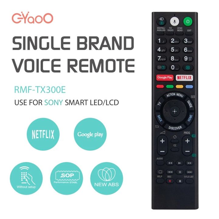 【support Cod】 Voice Remote Control Rmf Tx300e For Bravia 4k Ultra Hd