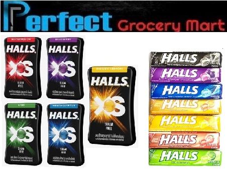 ⚡24hour Delivery⚡Halls Xs Sugar Free Mini Mint Candy 15g & Stick 34g ...