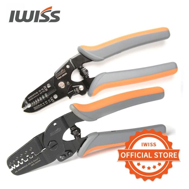 IWISS Mini Micro Open Barrel Crimper Tools IWS-2820 for Crimping 28 ...