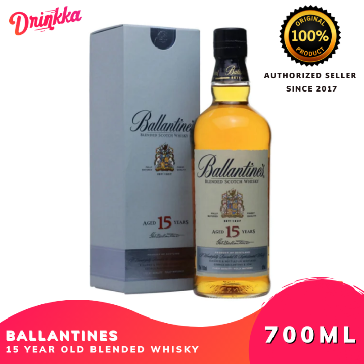 Ballantines 15 Year Old Blended Whisky | 700ml | Drinkka | Lazada PH