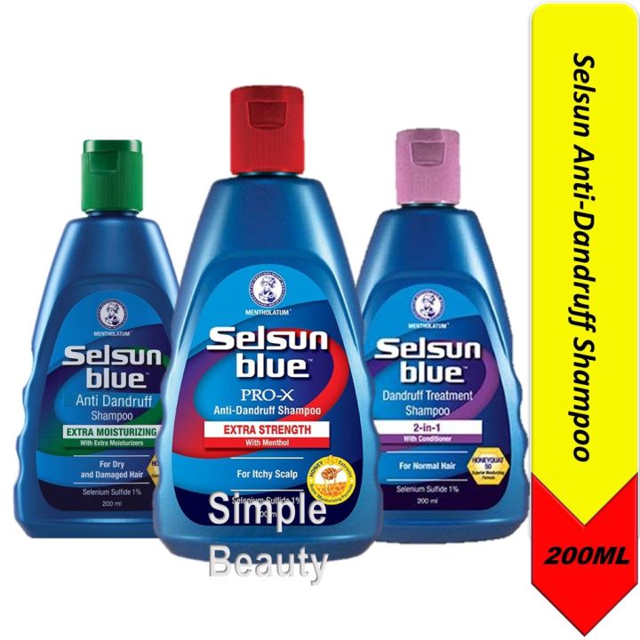 Selsun Blue Anti Dandruff Shampoo, 200ml | Lazada Singapore