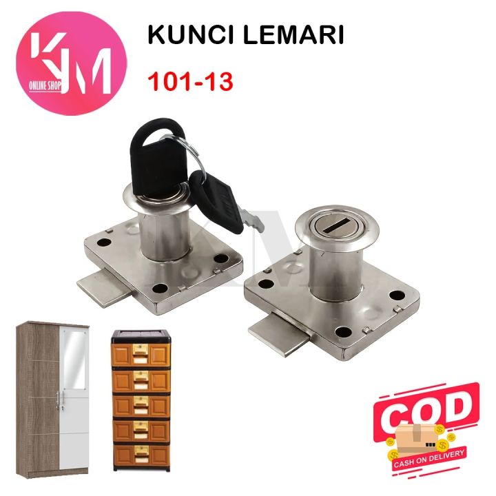 Kunci Laci Lemari Kunci Loker Lemari olympic 101 13mm Drawer Lock ...