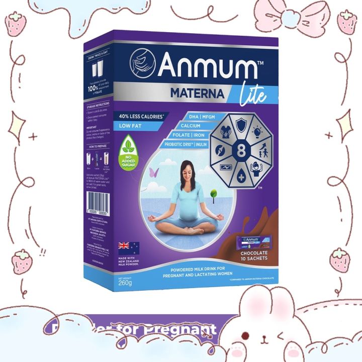 Anmum Materna Pregnancy Milk Powder Lite Choco 260g | Lazada PH