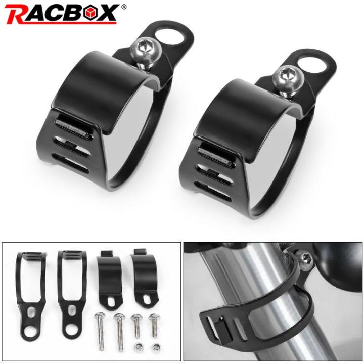 【Thriving】 Metal 35-50mm Front Fork Clamp Left Right Motorcycle Turn ...