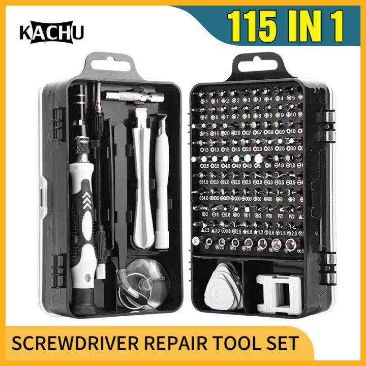 115 in 1 screwdriver set multi-function precision screwdriver universal disassembly repair tool ...