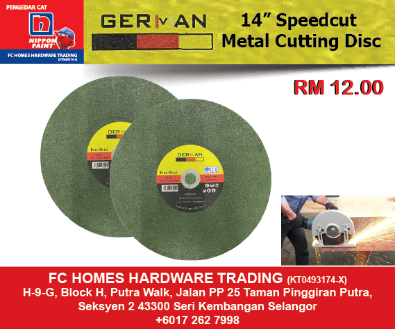 14” German Speedcut Cutting Disc inox-metal | Lazada