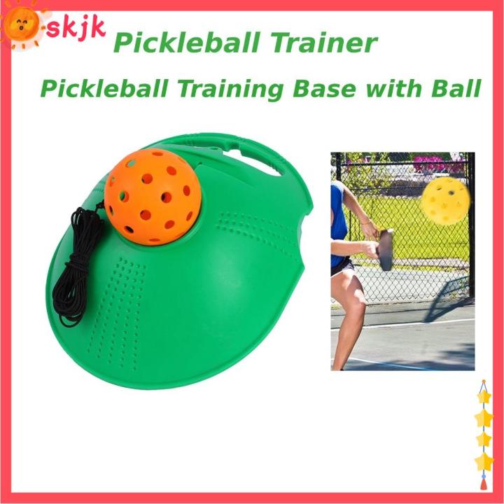 SKJK Base Pickleball Solo Trainer Rebound with Ball Pickleball Solo ...