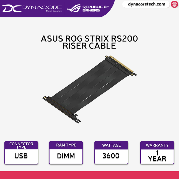 DYNACORE - ASUS ROG STRIX RS200 RISER CABLE 240MM | Lazada Singapore