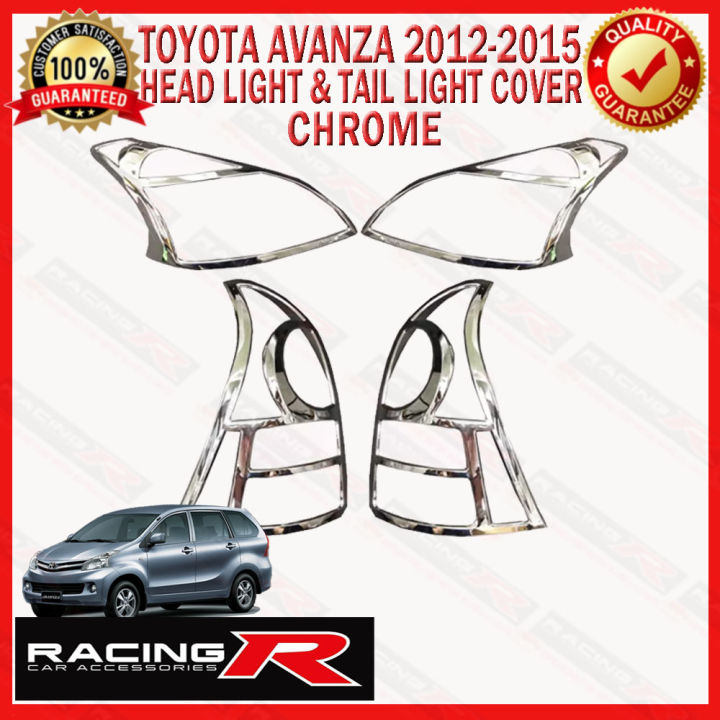Toyota Avanza 2012 to 2015 Head Light and Tail Light Garnish Cover ...