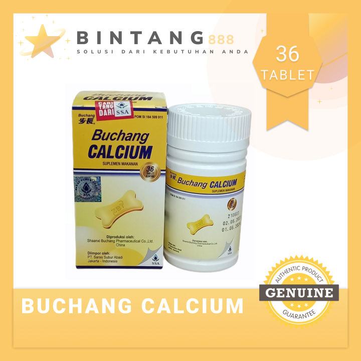 Buchang Calcium - Calsium Obat Vitamin / Suplemen Penguat Tulang ...
