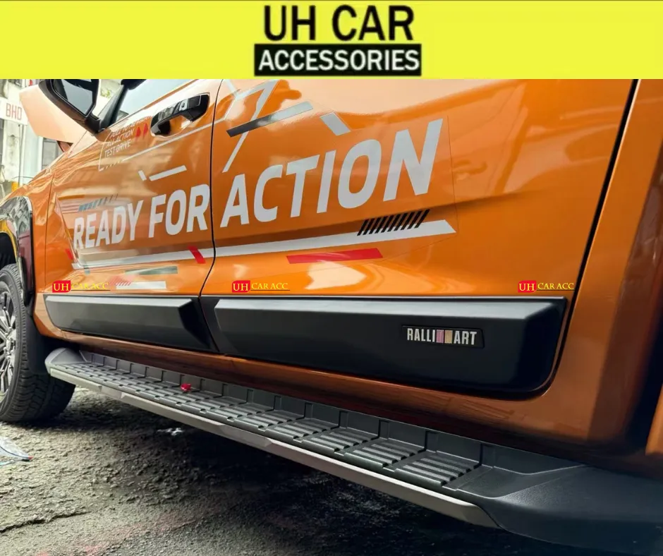 MITSUBISHI TRITON 2025 2026 DOOR SIDE CLADDING PANEL PROTECTOR COVER ...