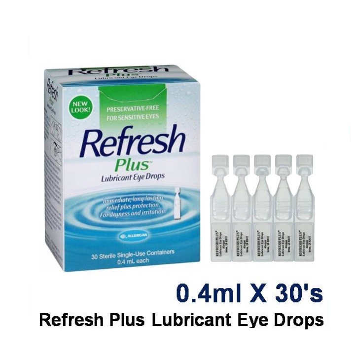 Refresh Plus Lubricant Eye Drops 30 Sterile Single Use Containers 0 4