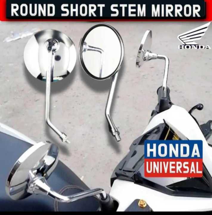 HONDA ADV 150 I | Motorcycle Bilog Side Mirror Small STAINLESS | Lazada PH