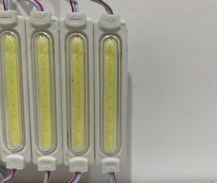 Lampu LED COB 9 Mata Titik 12 Volt 24 Volt / LED Module COB 12V 24V ...