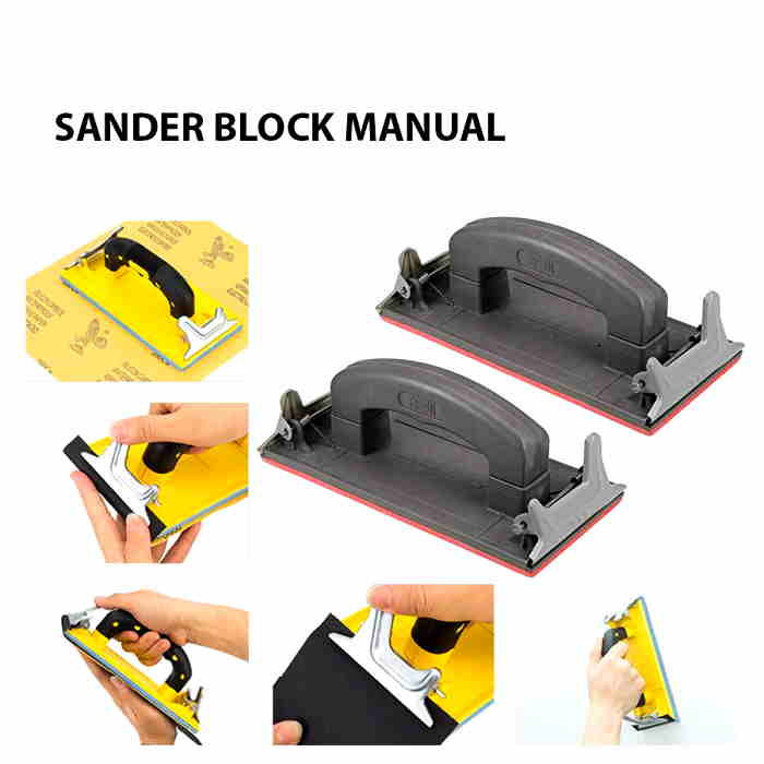 Pad Tatakan Amplas Manual Sand Paper Holder Gagang Dudukan Amplas Kotak ...