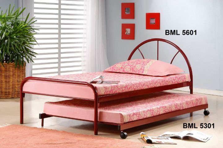 100% Metal Bed Katil Besi Single Bed With Pull Out | Lazada