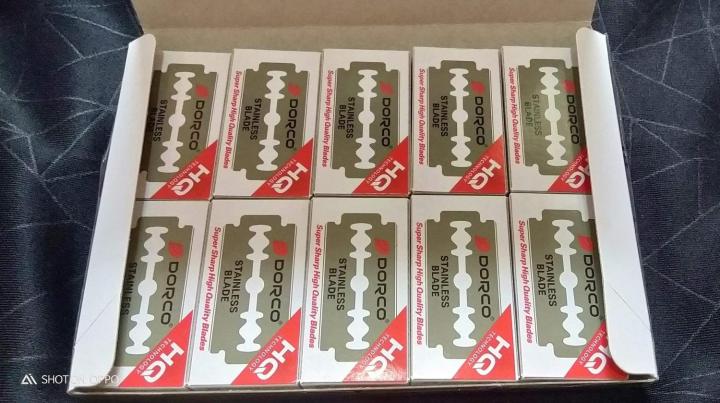 Dorco New Platinum Stainless Shaving Razor Blades Set of 100 | Lazada PH