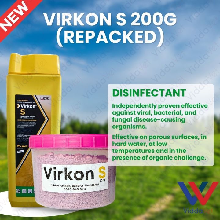 Virkon S Disinfectant 200g Virkon S Concentrate Solution | Lazada PH