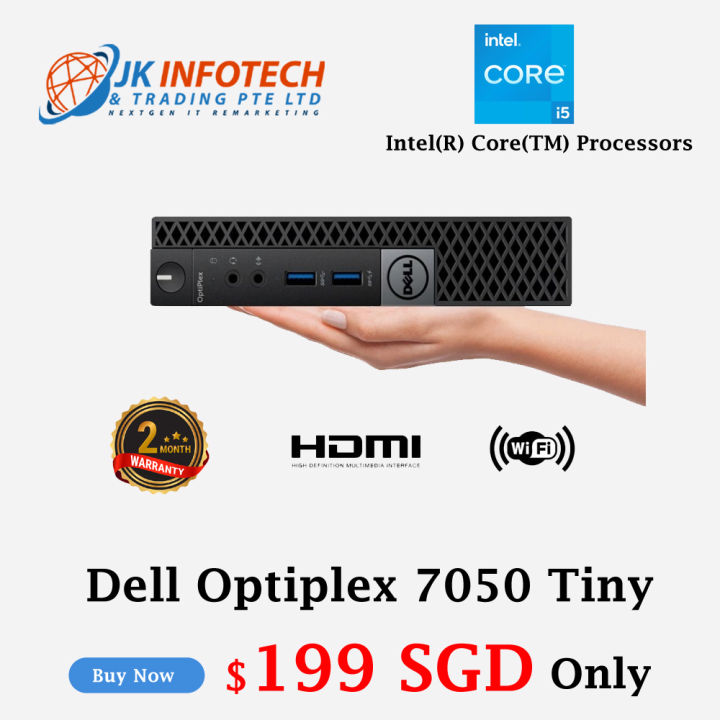 Dell optiplex 7050 tiny PC intel core i5-6th gen 8Gb RAM 128GB SSD ...
