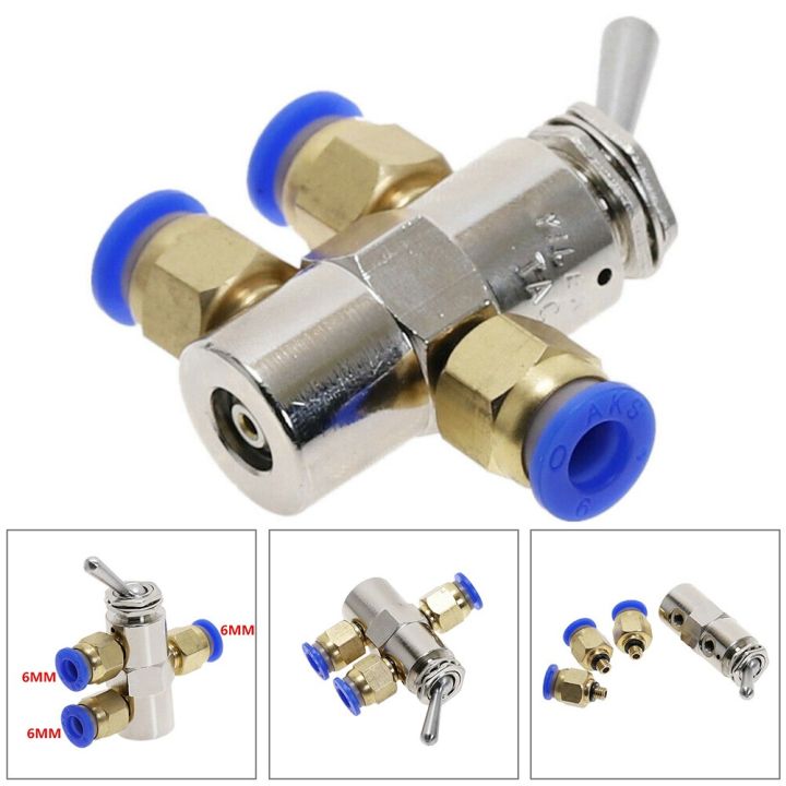 Hometool Pneumatic Valve TAC2-4V 2 Position 5 Way Toggles Mechanical ...