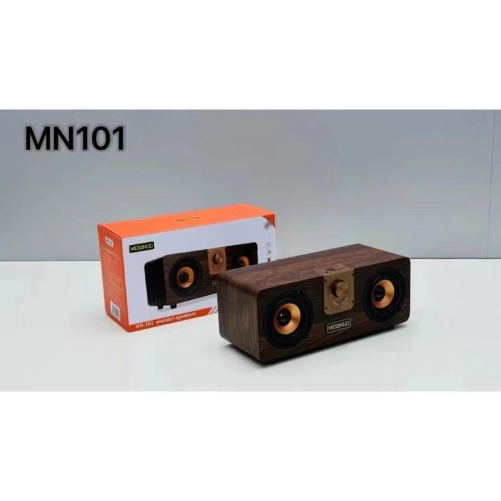 ใหม่ ลำโพงบลูทูธ MN-101 ลำโพงไม้ เสียงดี ฟังเพราะ ปรับเสียงได้ สินค้า ...