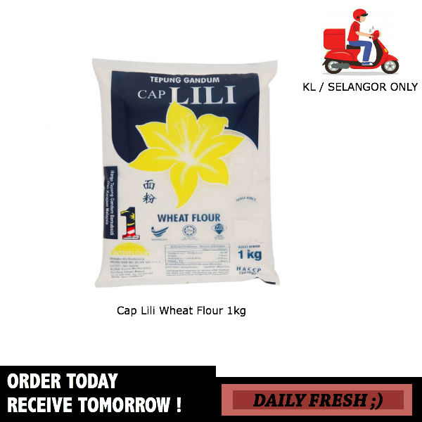 Cap Lili Wheat Flour Tepung Gandum 1kg | Lazada