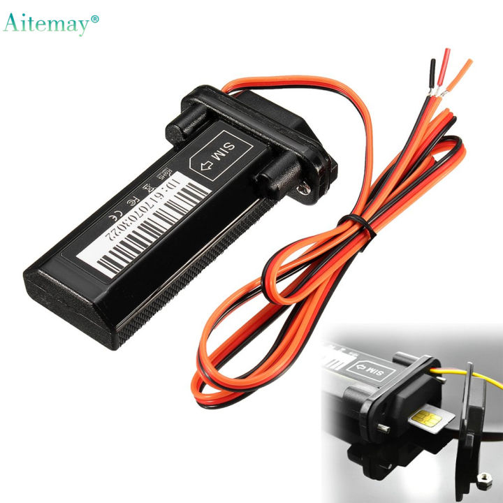 Aitemay GPS Tracker Car Motorcycle GSM Locator Remote Control With Real ...