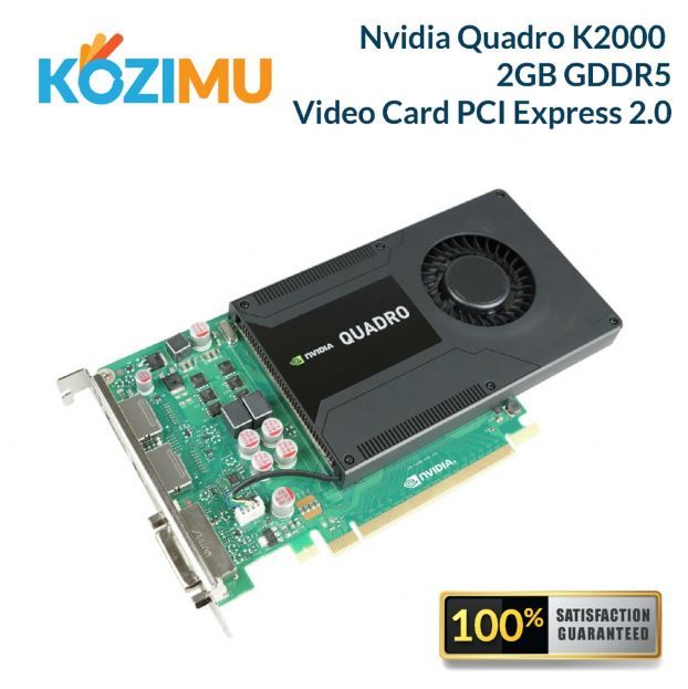 Original Nvidia Quadro K2000 2GB GDDR5 Video Card PCI Express 2.0 ...
