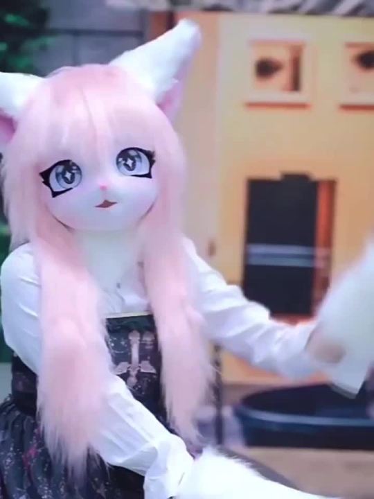 Kig Fursuit Long-hair Animal Head Beast Costume Single-head Full ...