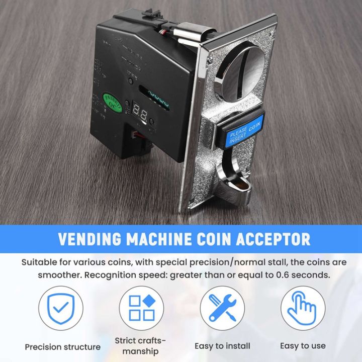 Multi Coin Acceptor for Mechanism Vending Machine Mech Arcade Game | Lazada