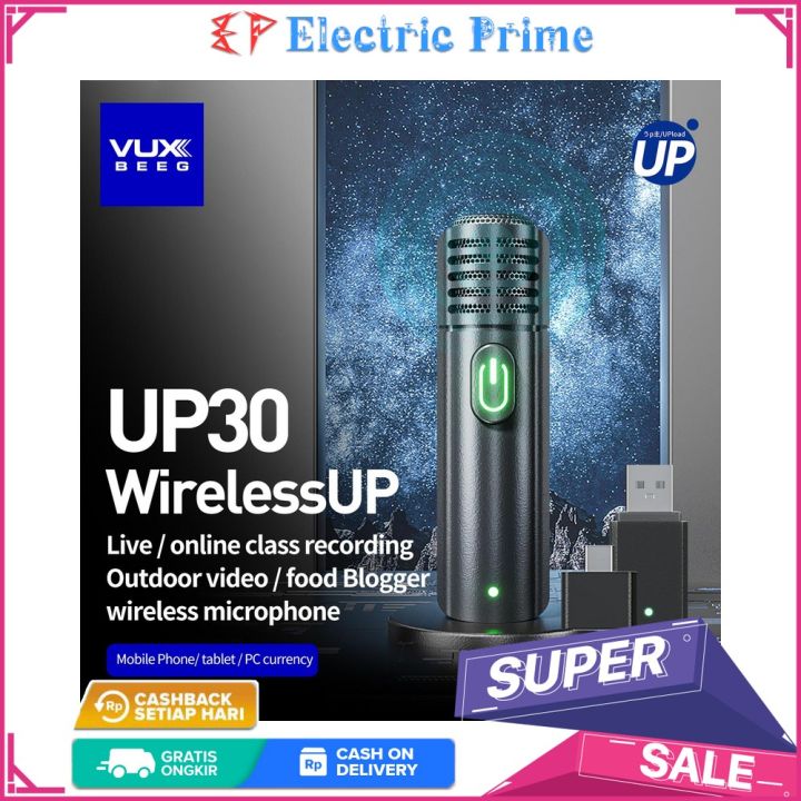PLEXTONE VUX Beeg UP30 Wireless Microphone Youtuber Mukbang ASMR Live ...