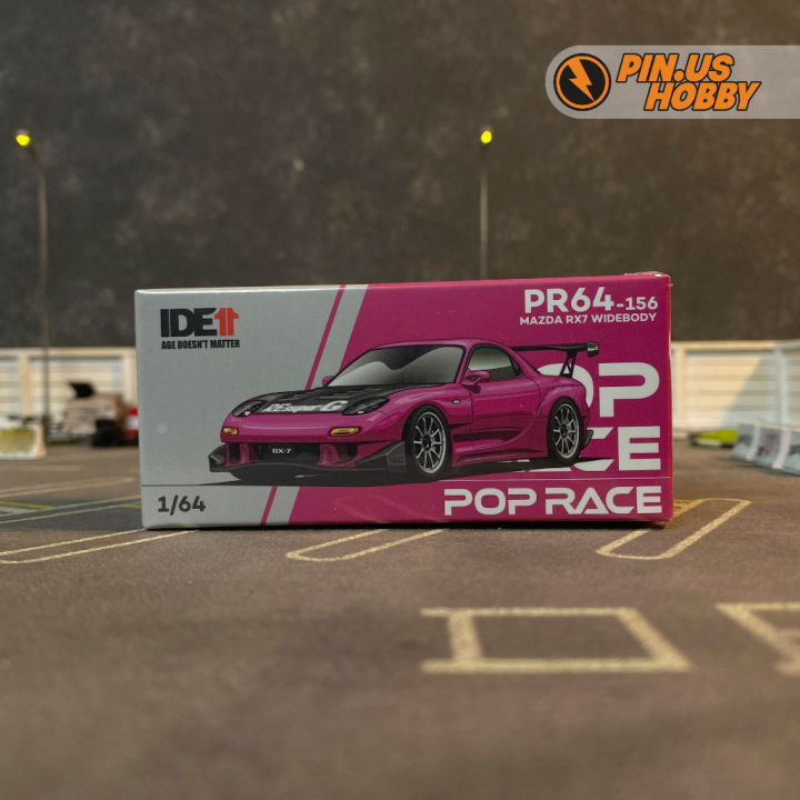 Pop Race Mazda RX7 Widebody IDE 11 Indonesia Diecast Expo 2024 Pink Re ...
