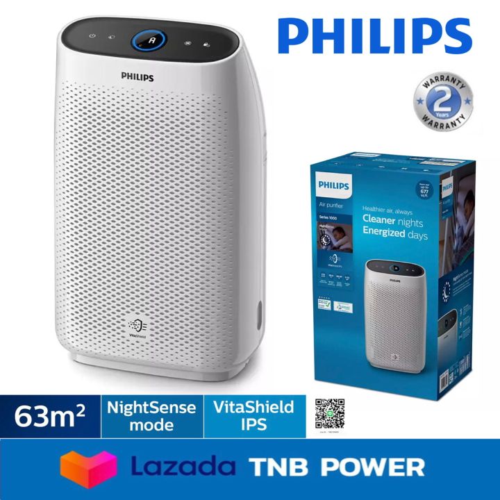 PHILIPS เครื่องฟอกอากาศ รุ่น AC1215/20 (สำหรับห้องขนาด 20-63 ตร.ม. ...