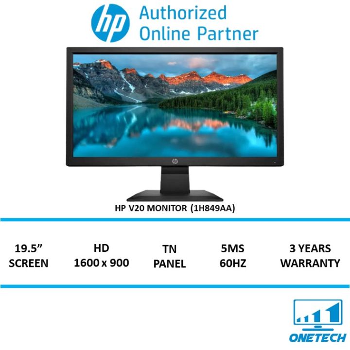 HP V22 / HP V22v / HP V20 / HP V24V Monitor (3 Years Warranty) | Lazada