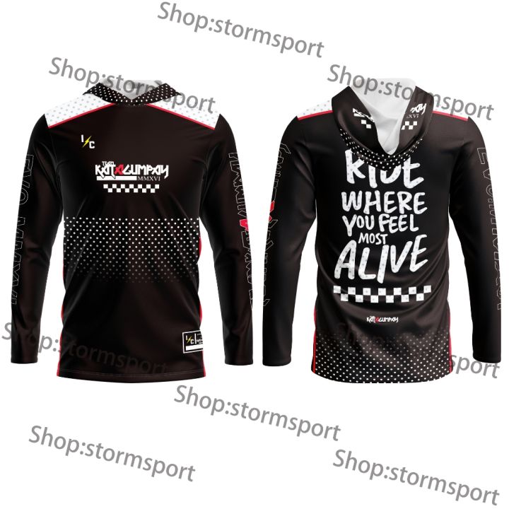 Warmer Hoodie Jersey for men Motorcycle Long Sleeve T-shirt Full Sublimation | Lazada PH