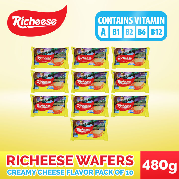 Richeese Cheese Cream Wafer 48g by 10s | Lazada PH
