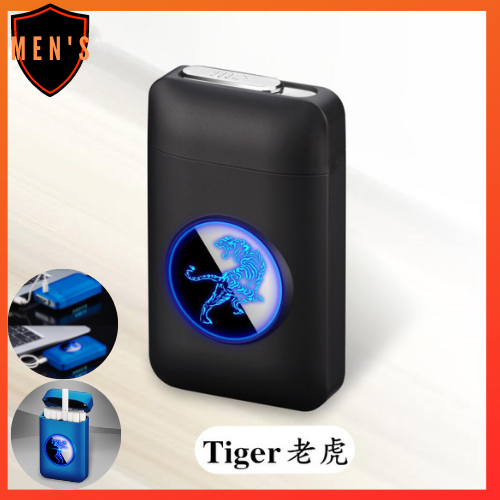 MEN'S (READY STOCK) LED Case with Rechargeable USB Lighter (2 Style ...