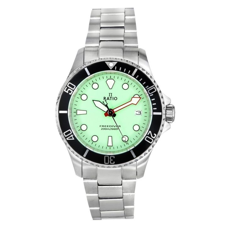 [CreationWatches] Ratio FreeDiver Quartz Diver Watch Sapphire Crystal ...