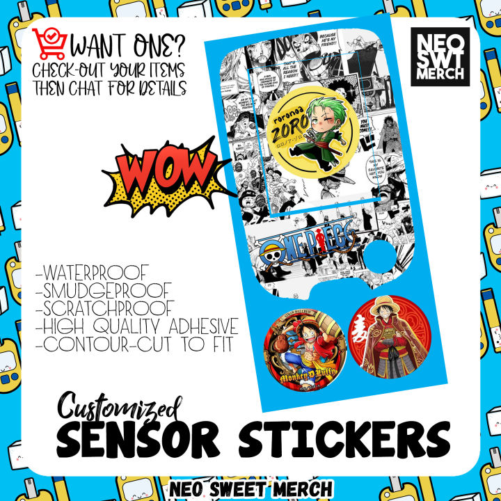 UNIQUE SENSOR & READER CUSTOMIZED STICKER SET | Lazada PH