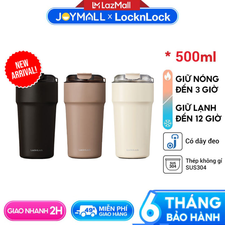 Ly giữ nhiệt 500ml LocknLock LHC4357 Metro Cafe Tumbler, Hàng chính ...
