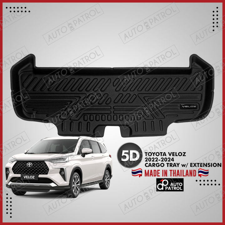 Toyota Veloz 2022-2024 Deep Dish Matting 5D + Rear Trunk Tray or Cargo ...