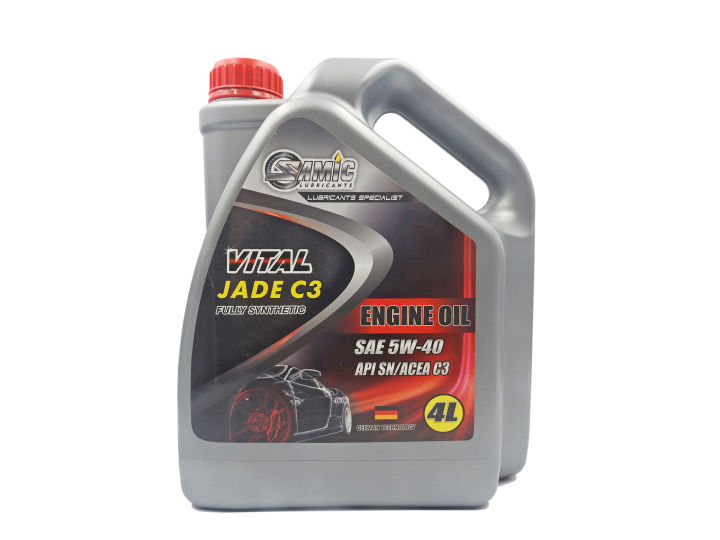 Samic Vital Jade C3 SN/ACEA C3 5W40 Fully-Synthetic Gasoline/Diesel ...